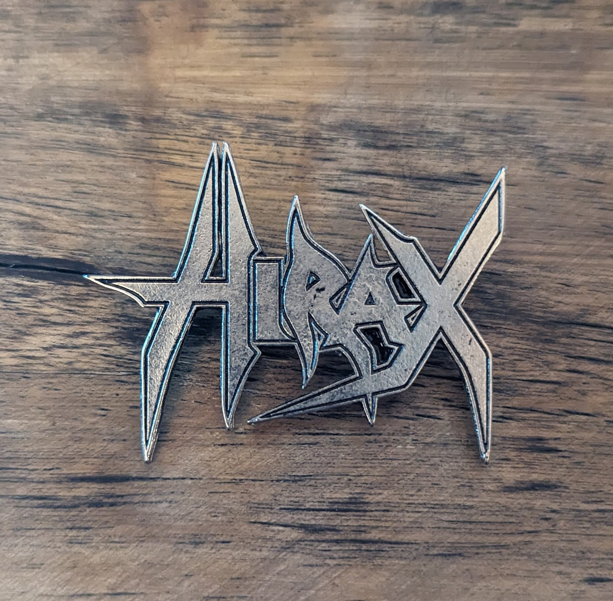 HIRAX LOGO Enamel Pin – Atomic Art and Music