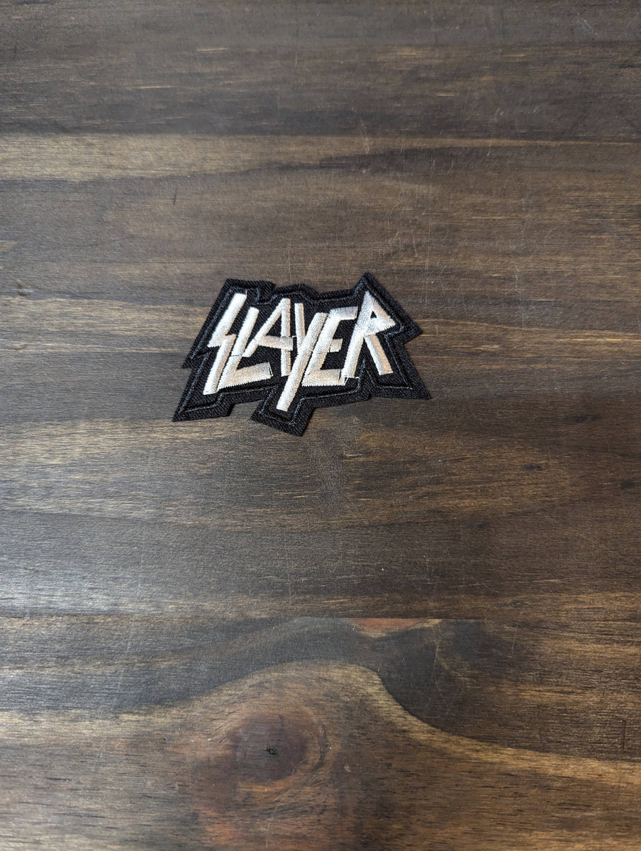 SLAYER LOGO IRON ON PATCH – Atomic Art and Music