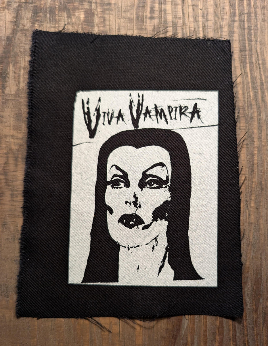 VAMPIRA - VIVA VAMPIRA BLACK - CANVAS PATCH – Atomic Art and Music