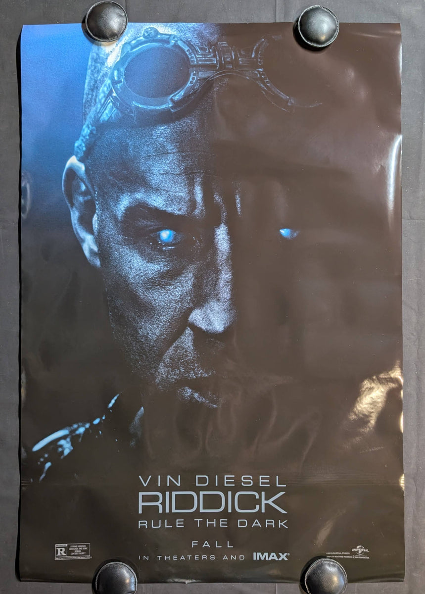 RIDDICK ADVANCED ORIGINAL Movie Poster – Atomic Art and Music