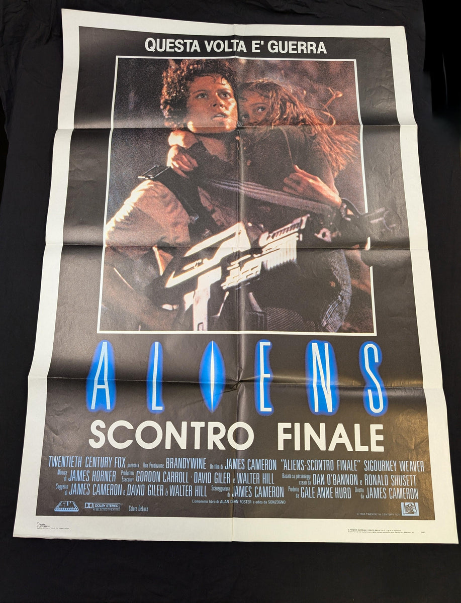 ALIENS - ITALIAN FOLDED- original movie poster – Atomic Art and Music