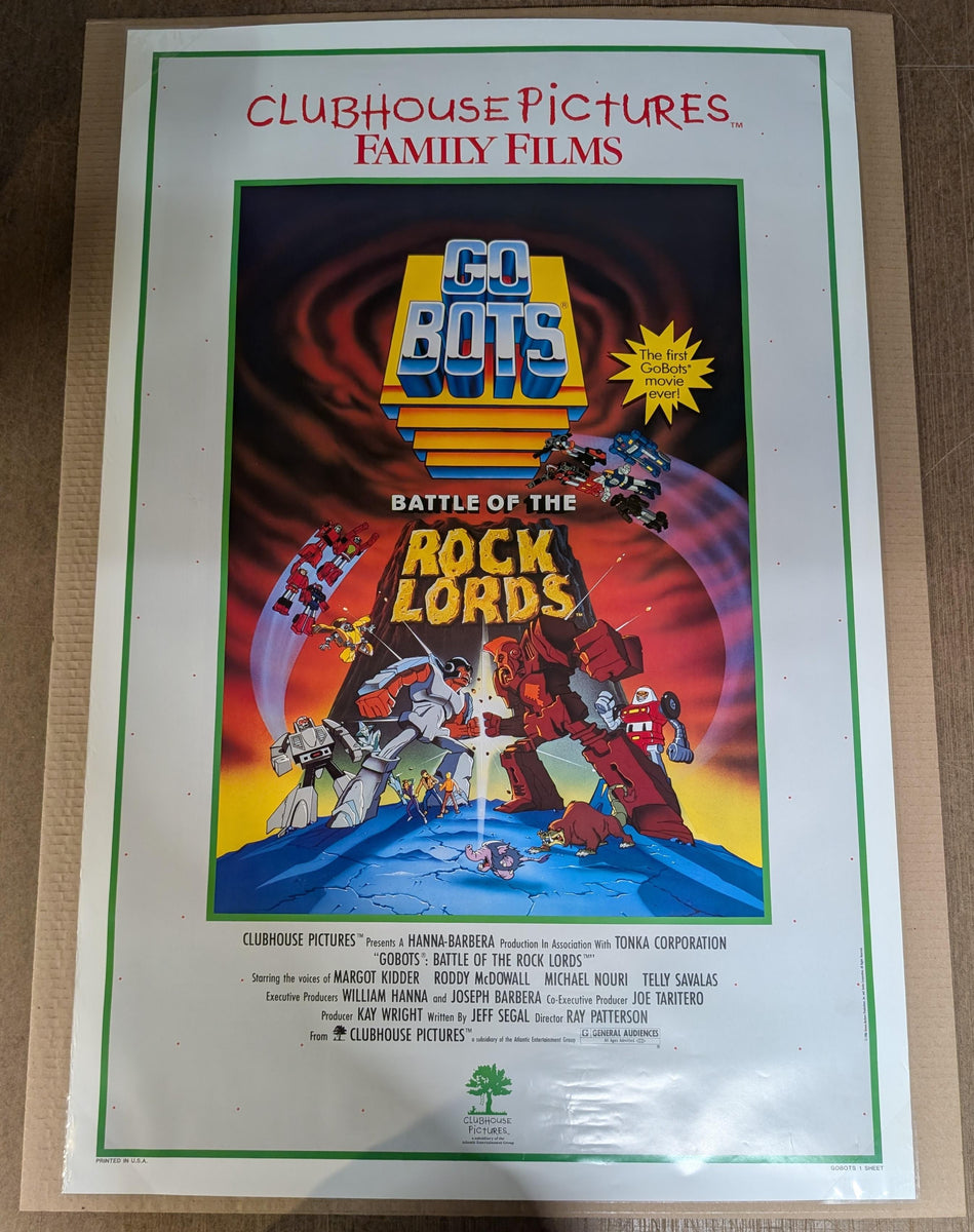THE GOBOTS BATTLE OF THE ROCK LORDS ORIGINAL MOVIE POSTER – Atomic Art ...