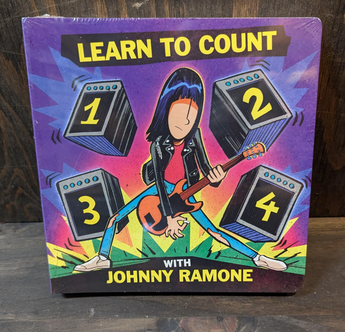 LEARN TO COUNT with JOHNNY RAMONE kids book – Atomic Art and Music