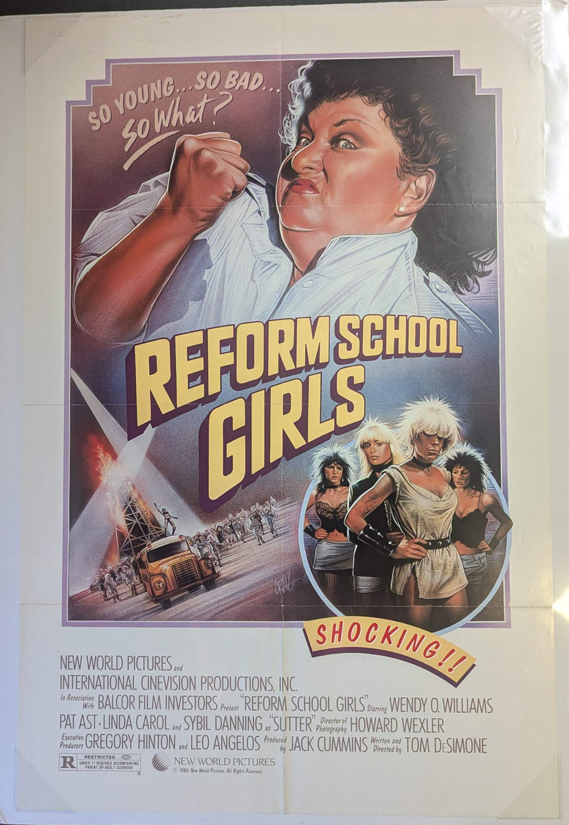 REFORM SCHOOL GIRLS original movie poster – Atomic Art and Music