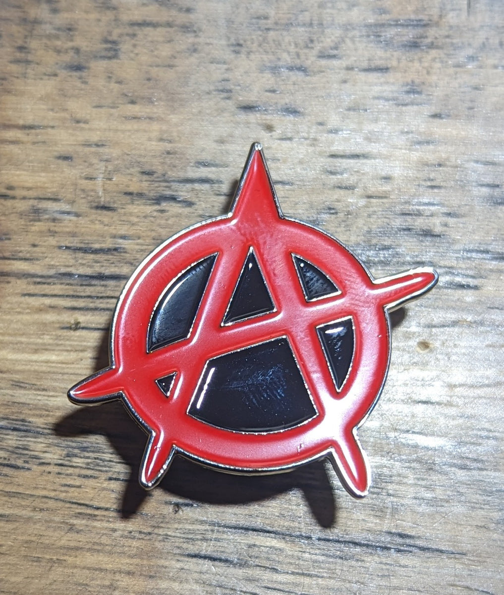 ANARCHY LOGO ENAMEL PIN – Atomic Art and Music