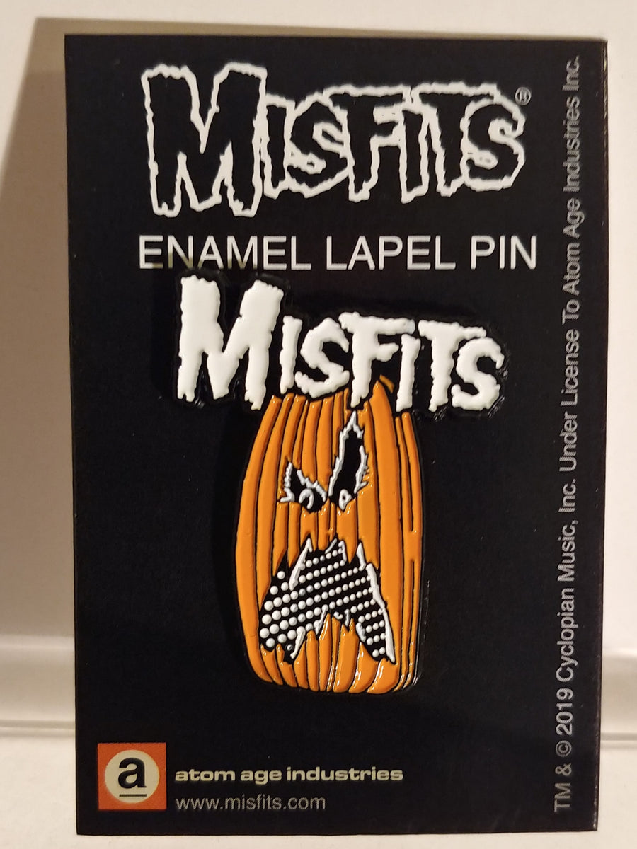 THE MISFITS HALLOWEEN ENAMEL PIN – Atomic Art and Music