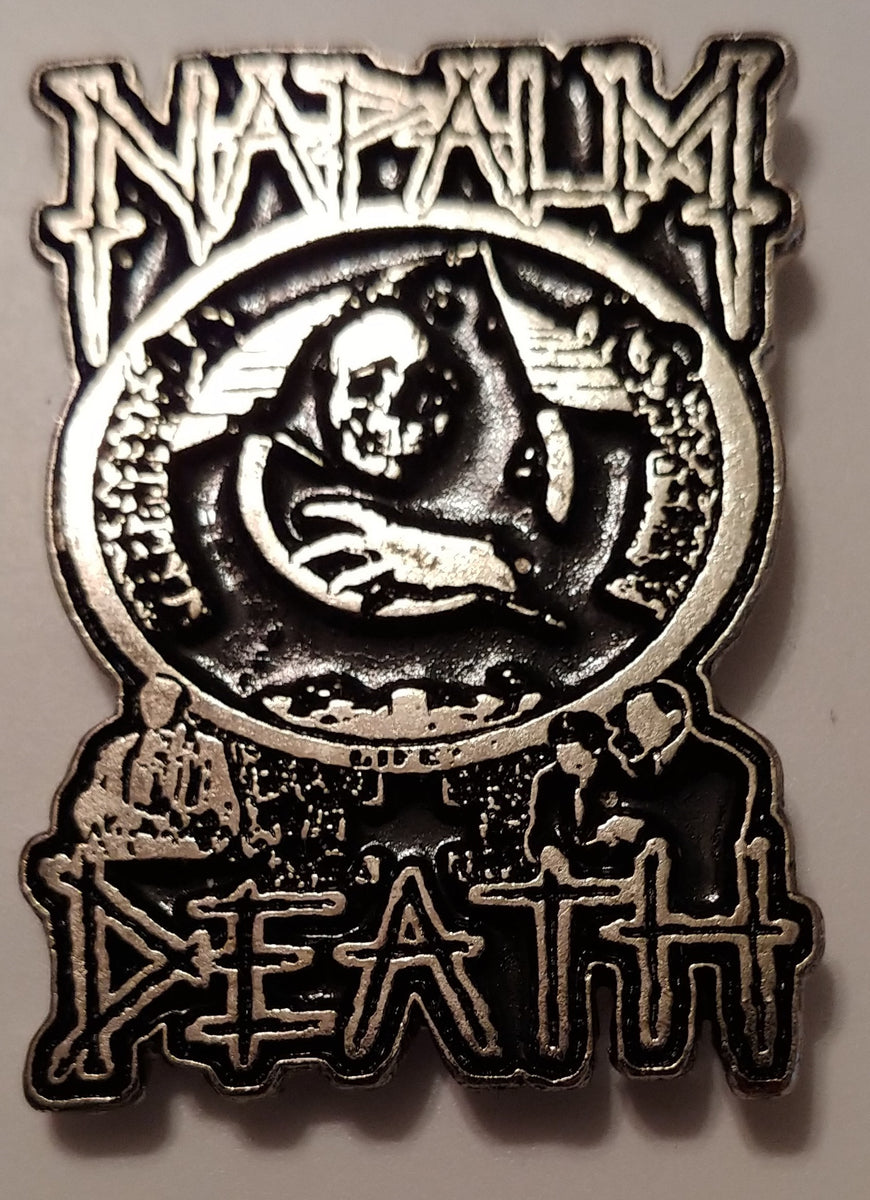 napalm death logo Enamel Pin – Atomic Art and Music