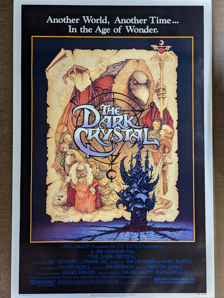 DARK CRYSTAL ORIGINAL MOVIE POSTER – Atomic Art and Music