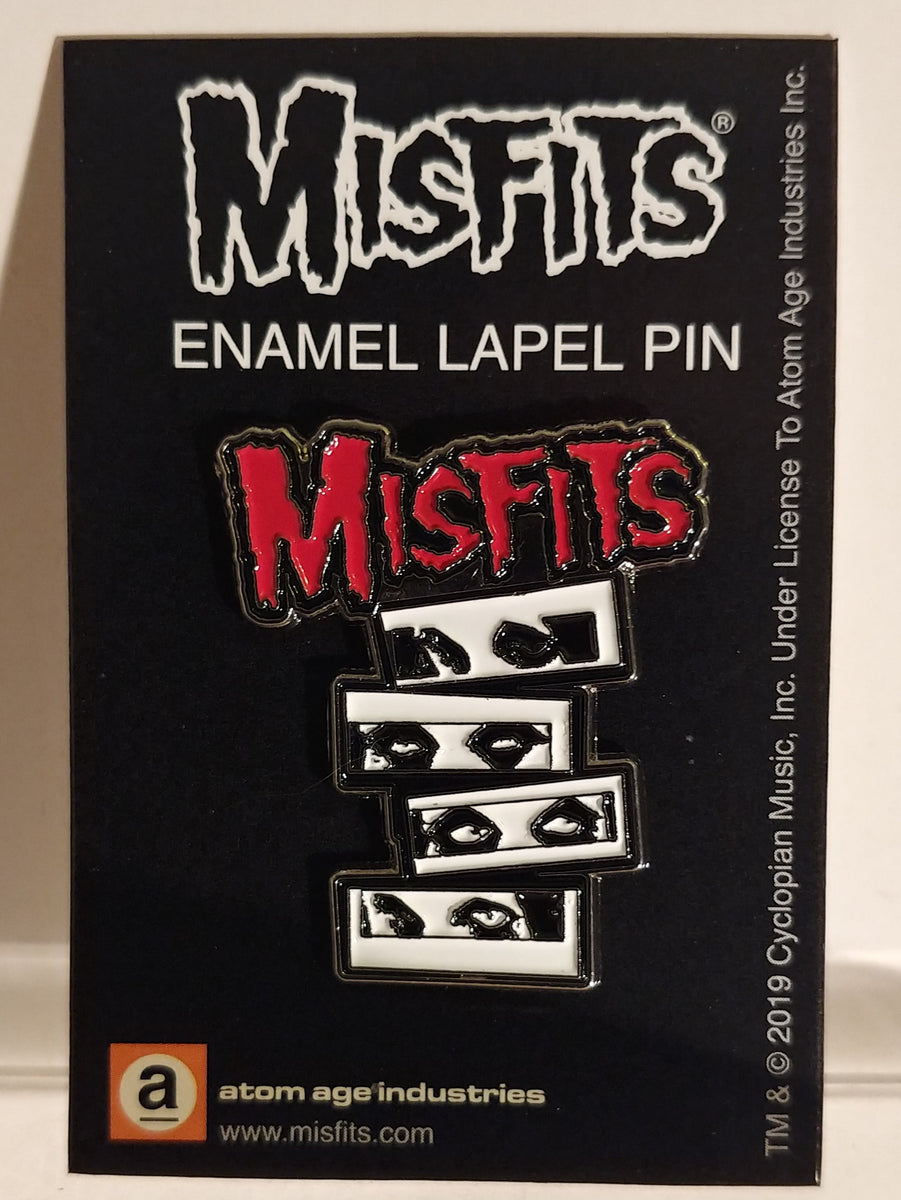 Misfits 3 hits from hell Enamel Pin – Atomic Art and Music